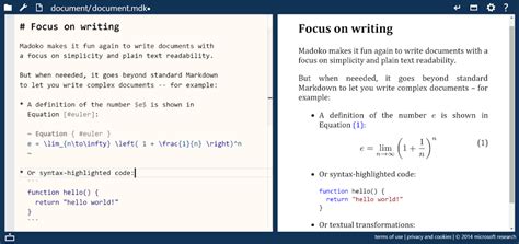 Madoko Markdown Reference Markdown 101