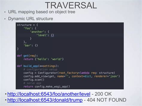 Pyramid Web Framework PPT