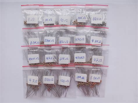 Acl Resistor Kit 1 4w 500pcs Anycomponentlab Ghanas 1 Electronics Components Retailer Shop