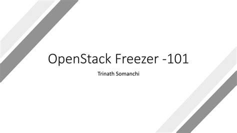 OpenStack DRaaS Freezer PDF Operating Systems Computer Software And Applications