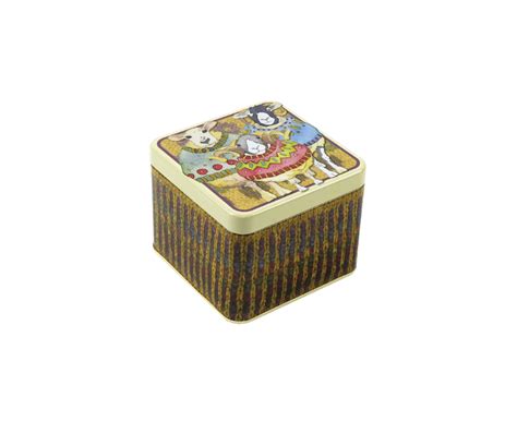 Emma Ball Small Square Tin Sheep In Sweaters — Stitchy Witches