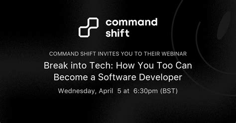 Command Shift On Linkedin Break Into Tech How You Too Can Become A