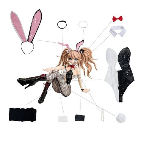 Danganronpa Enoshima Junko Bunny Girl Cosplay Costume