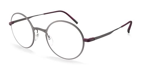 Silhouette Lite Wave 5557 6560 Glasses Energetic Beetroot