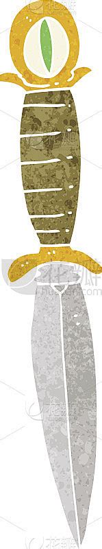 卡通神秘匕首