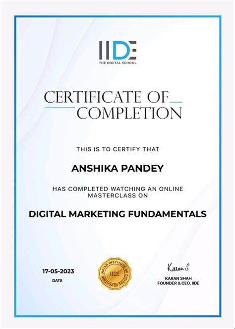 Anshika Pandey On Linkedin Digitalamarketing Certification