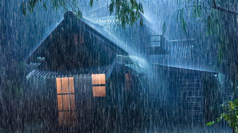 시끄러운 허리케인 실제 바람 소리 비 강력한 천둥으로 피로를 극복하고 즉시 잠들 수 있습니다 Youtube