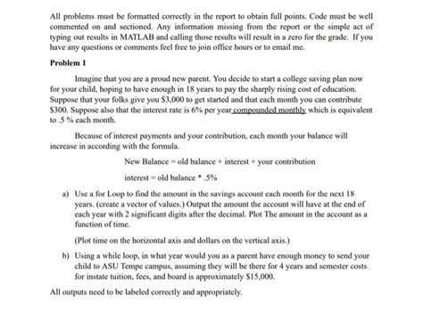 Solved All Problems Must Be Formatted Correctly In The