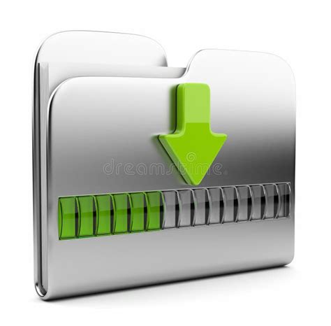 Black Folder And Lock Data Security Concept 3d Stock Illustration Illustration Of Object