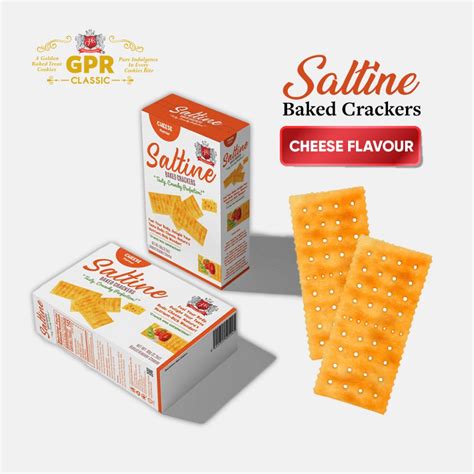 Gpr Classic Saltine Baked Crackers Plain Cracker Cheese Sea Salt