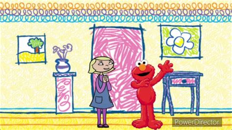 Violet Meets Elmo And His World Youtube