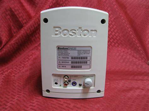 Boston Acoustics Ba635 3pc Pc Media Computer Speakers W Subwoofer White