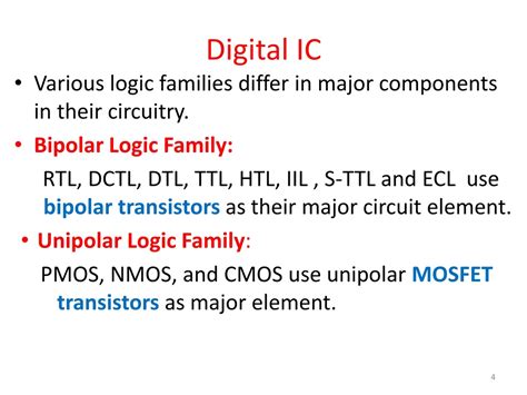 Ppt Exploring Digital Ics Characteristics And Technology By