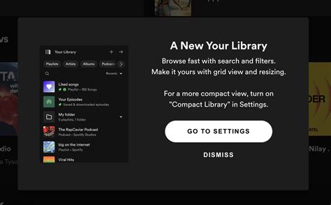 Spotify Desktop Has Compact Library Back Rtruespotify