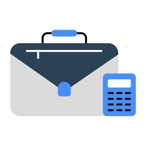 A Unique Design Icon Of Business Calculation Vector Art At Vecteezy
