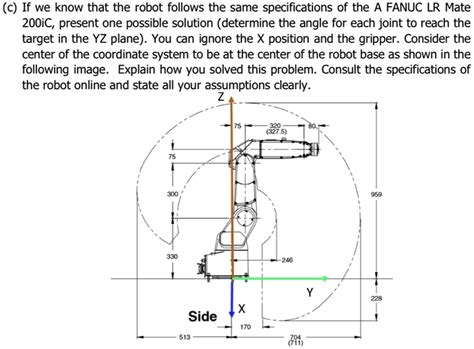 C If We Know That The Robot Follows The Same Specifications Of The A Fanuc Lr Mate 200ic