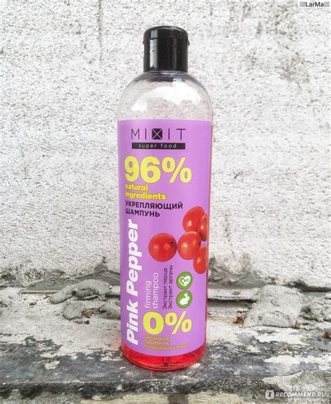 Шампунь MIXIT укрепляющий "Розовый перец и аргана", 400 мл SUPER FOOD ...
