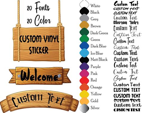 Diseño personalizado con tu propio nombre Calcomanía de vinilo