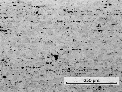 Microstructures Of Base Material A Optical Image Transverse To The