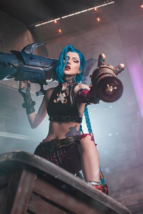 Best 12 Arcane League Of Legends Lol Arcane Jinx Halloween Cosplay
