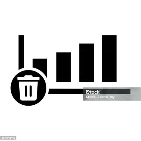Grafik Sampah Grafik Ikon Analisis Ilustrasi Stok Unduh Gambar