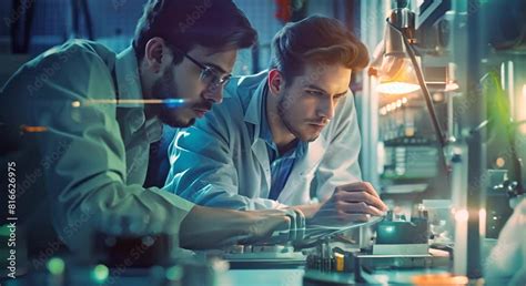 Analyzing Large Capacitors In Electronics Laboratory Taking Notes On