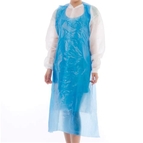 Disposable Waterproof Pe Apron Blue Ctn Of 5001000 Disposable