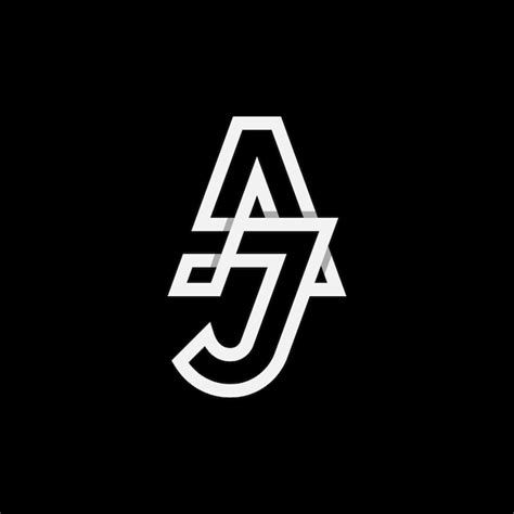 Premium Vector Letter Aj Or Ja Logo Monogram Logo Letter A With J