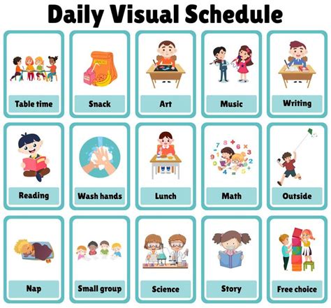 Visual Classroom Schedule 5 Free Pdf Printables Printablee Classroom Schedule Classroom