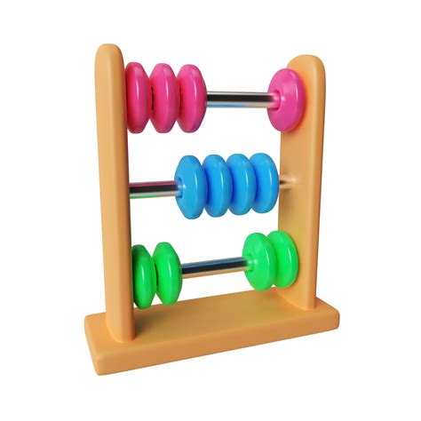 ícone De Ilustração 3d De ábaco 9389631 Png