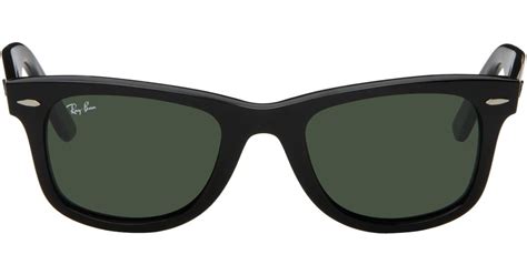 Ray Ban Original Wayfarer Classic Sunglasses In Green For Men Lyst Uk