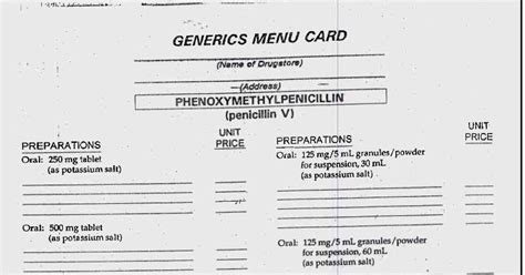 Generic Menu Card Sample Internet Hassuttelia