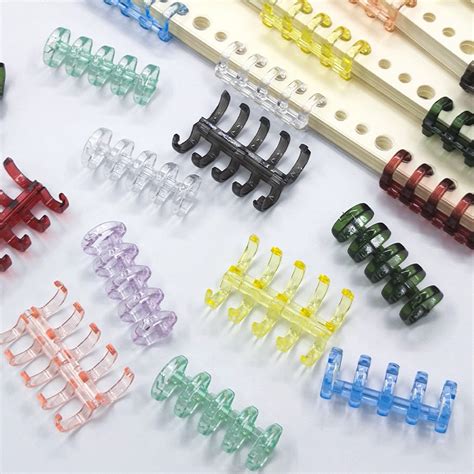 5holes New Plastic Ring Binder Ring Binding 80 60 Sheets Capacity Ido