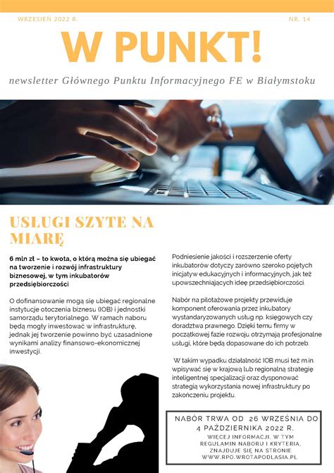 Wracamy po wakacjach Regionalny Program Operacyjny Województwa Podlaskiego na lata 2014 2020