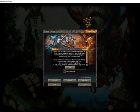 Log In Error Report A Bug Skylords Reborn