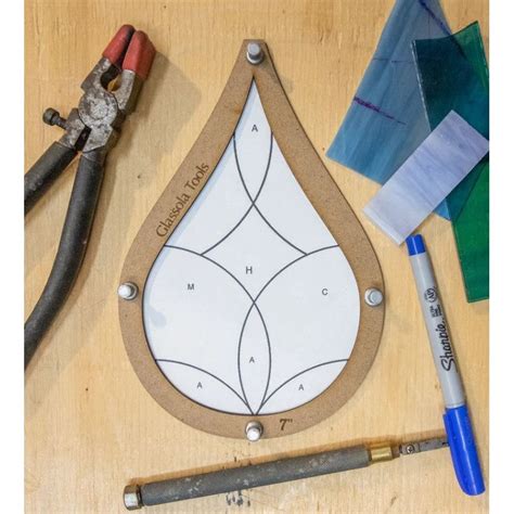 Glassola Layout Frames Teardrops Stained Glass Stuff