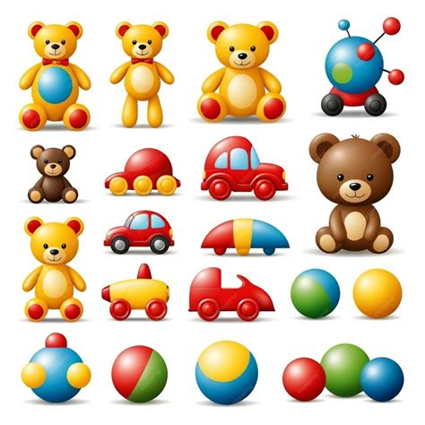 A Collection Of Different Toy Bears Including One Of The Ones With One