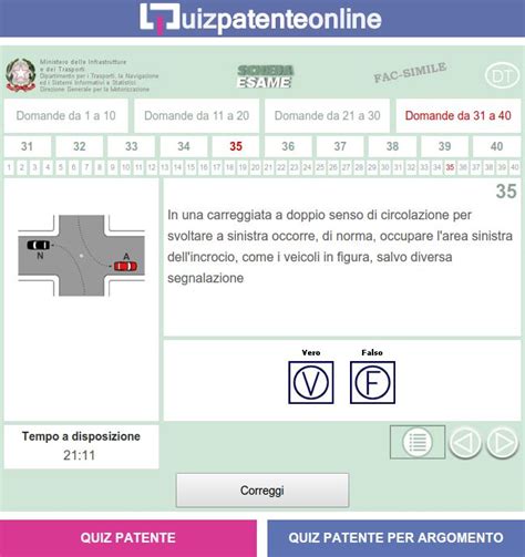 In Una Carreggiata A Doppio Senso Quizpatenteonlineit