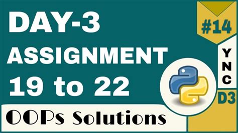 Infytq Object Oriented Programming Using Python Day 3 Assignment 19