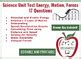 Energy Motion Force Unit Test Science By Classroom To Classroom Resources
