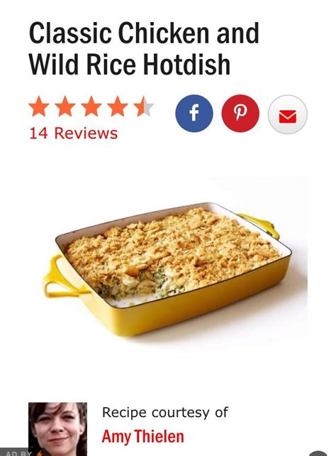 Wild Rice Hotdish Recipe Hotdish Recipes Chicken And Wild Rice F 14