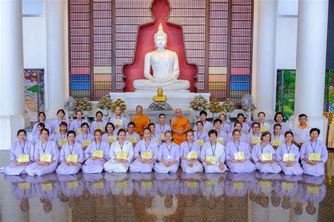 วัดชลประทานรังสฤษดิ์ ปฏิบัติธรรมโครงการพุทธสาวกสาวิกาหลักสูตร “พัฒนาจิต