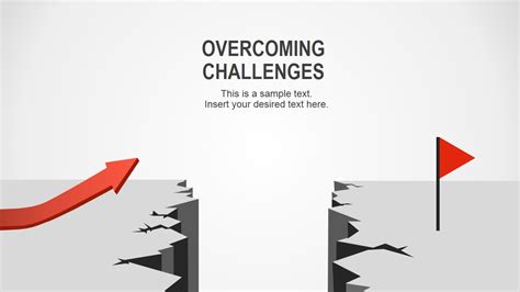 Overcoming Challenges PowerPoint Template SlideModel