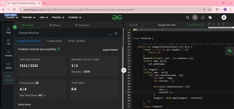 Khushi Jain On Linkedin Coding Dsa Problemsolving Geeksforgeeks Java Hashing Learning