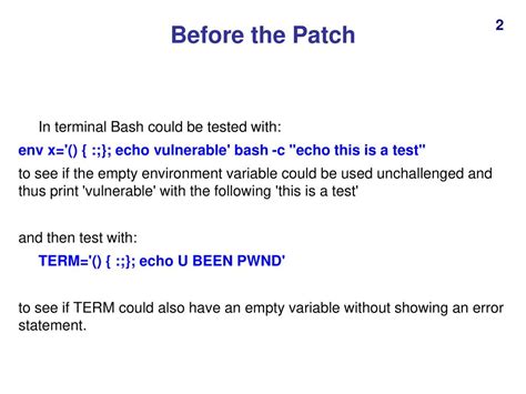 Discussion About Shellshock Fixes Ubuntu And Os X Ppt Download