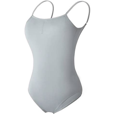 V Back Camisole Leotard Womens Dance Bodysuit Ballet Wear With
