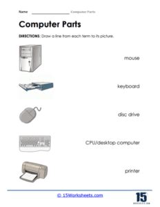 Computer Parts Worksheets 15 Worksheets Com