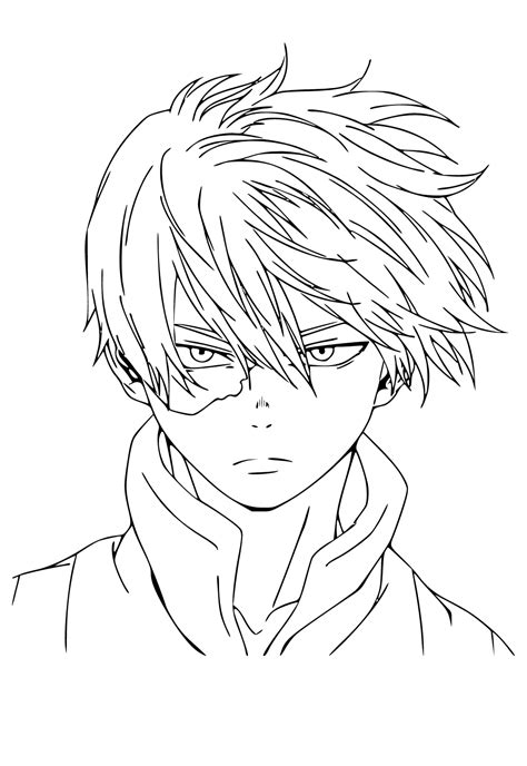 Coloriage My Hero Academia Affronter à Imprimer Gratuit Pour Adultes Et