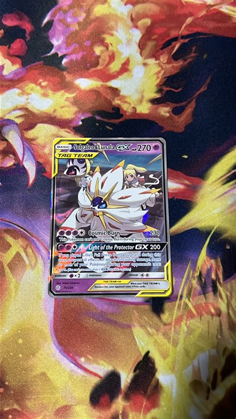 Pokemon Cosmic Eclipse Solgaleo Lunala Tag Team GX Pokémon Hobbies