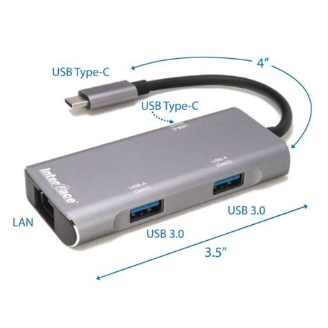 Interface Usb C To Giga Lan Multiport Hub For Laptop Model Name Number Ifcpl214 At Rs 5000